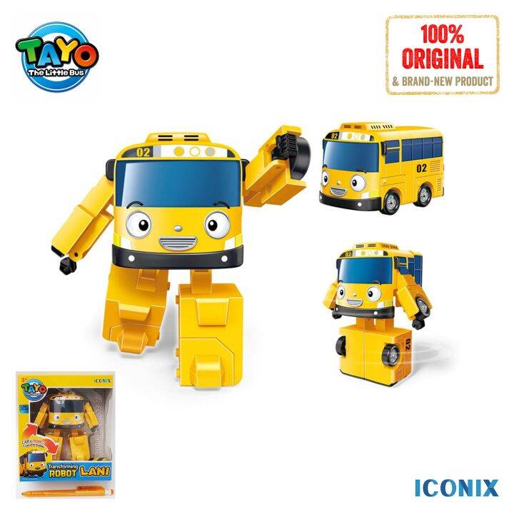 Iconix Tayo The Little Bus Transforming Bus Lani TYX121011 Korean Toys Animation Mainan Anak ...
