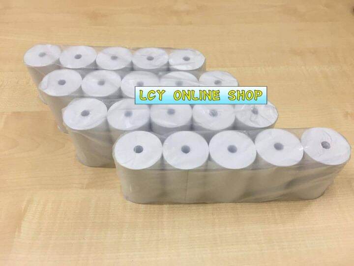 (20 roll) 57x40 Thermal Receipt Paper roll 70gsm High Quality (Coreless ...