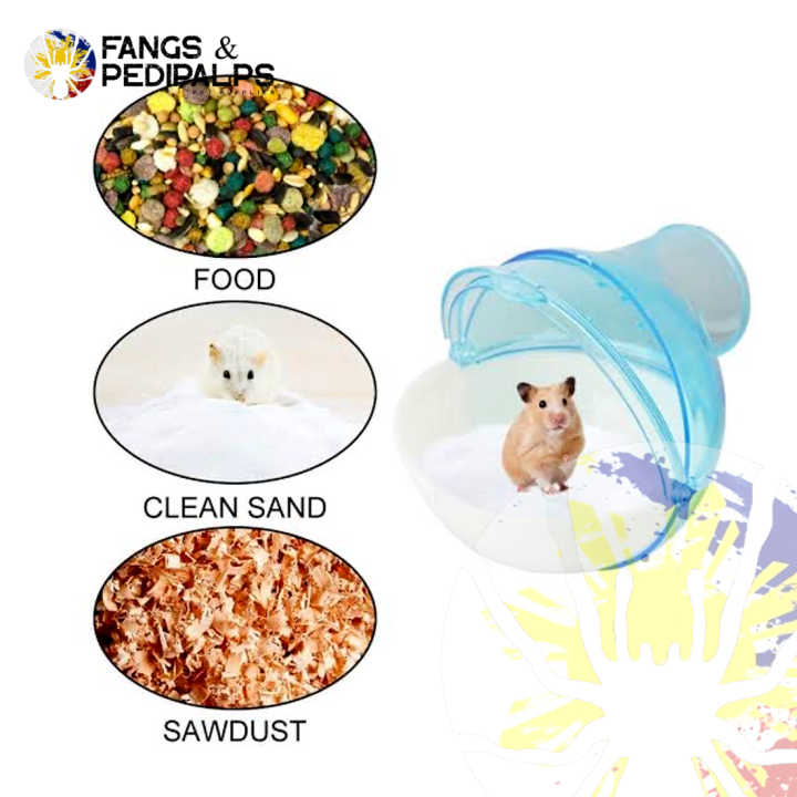 Hamster External Sand Bathroom for Cage Tunnels | Hamster Bathtub ...