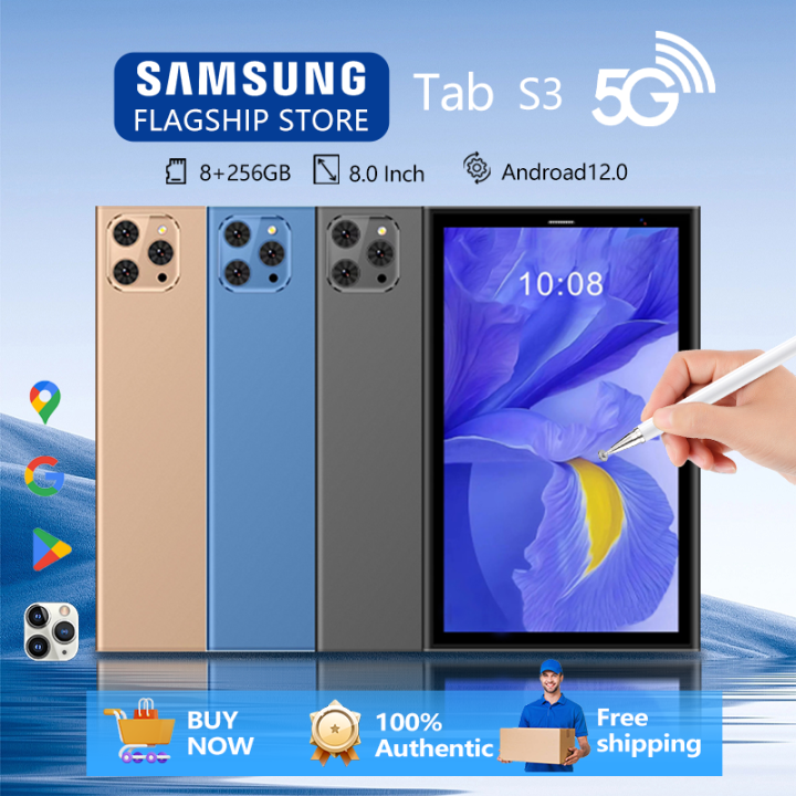 Samsung Pad S3 Android 12.0 Tablet 2023 Newest 100% Original 8+256GB ...