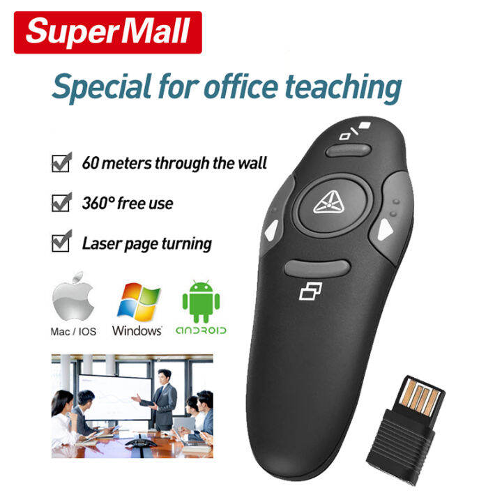 2.4GHz Wireless USB Powerpoint Presentation PPT Flip Pen Pointer Clicker Presenter Remote ...