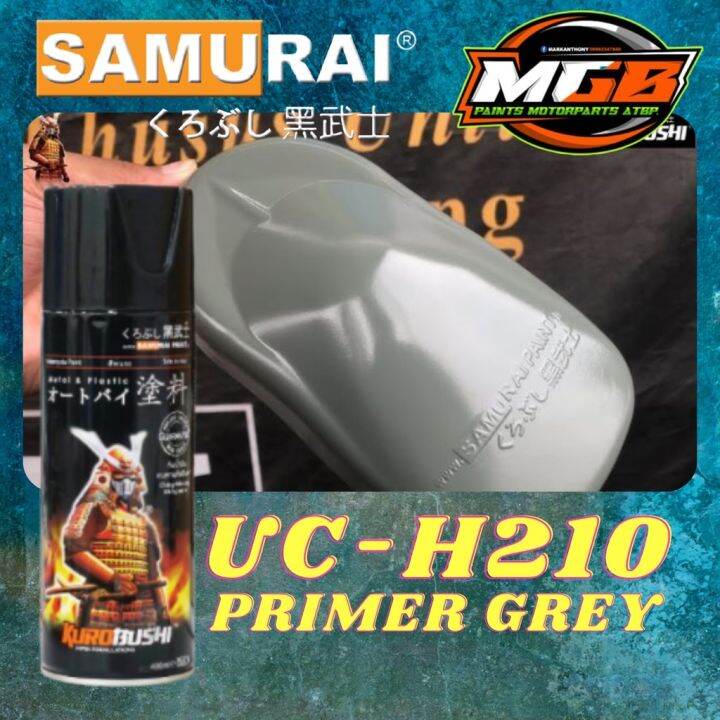 SAMURAI PAINT UC-H210 Surfacer/Primer Grey 400ML | Lazada PH