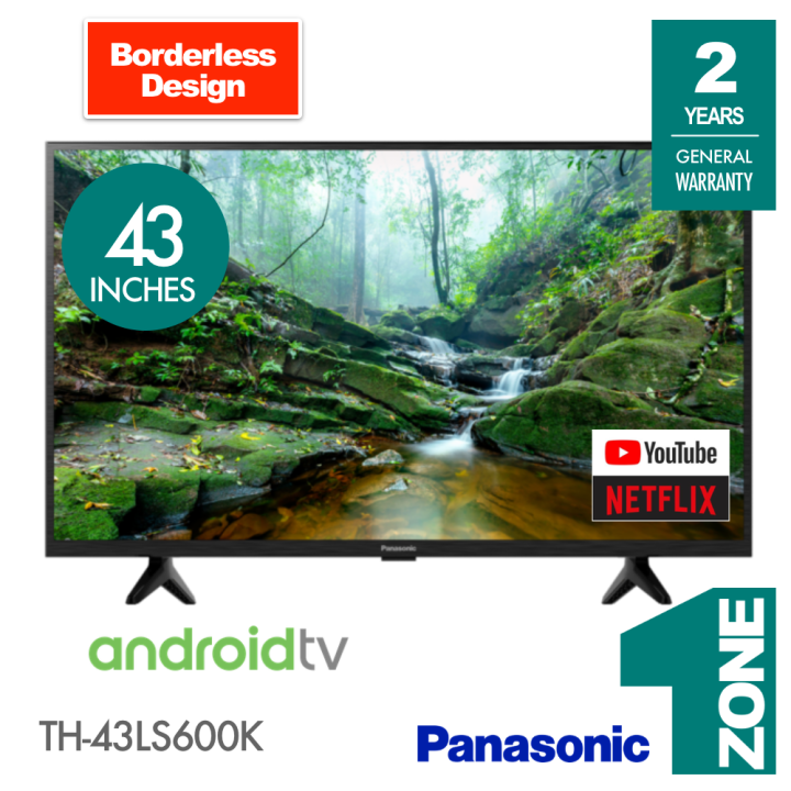Panasonic LS Series 43" Android LED TV Full HD - Model: TH-43LS600K | Lazada