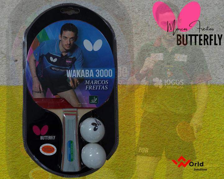 Butterfly Wakaba 3000 FL Shakehand Table Tennis Racket Ping Pong Bat ...