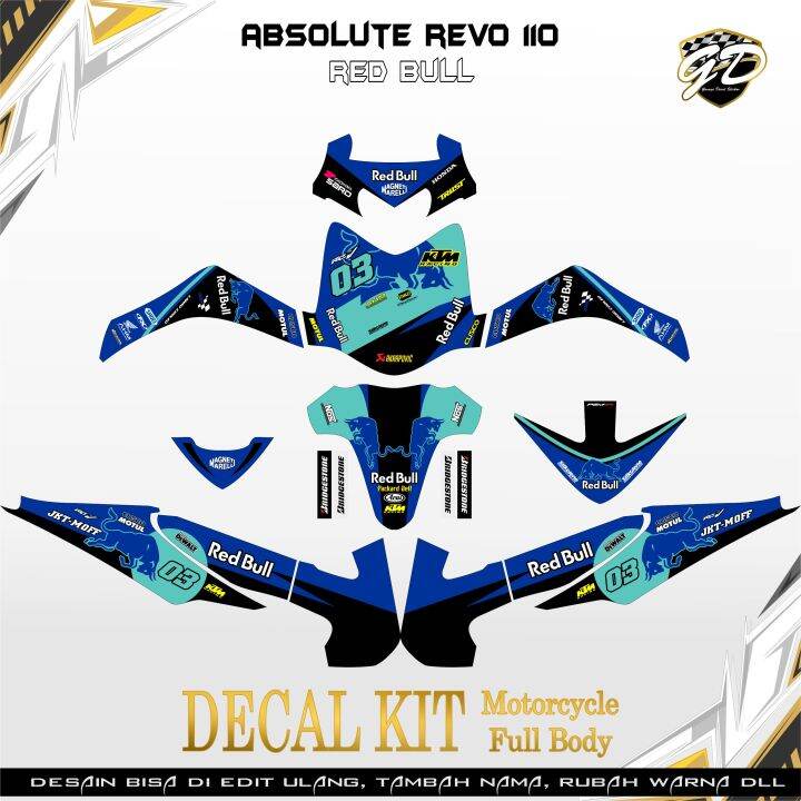 Decal Absolute Revo Full Body Stiker Absolute Revo Full Body Decal Revo ...