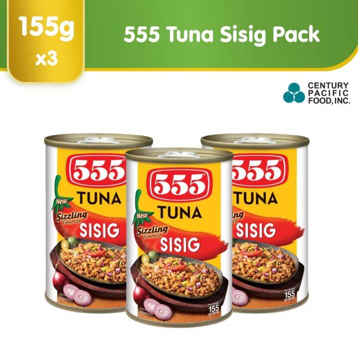 555 Tuna Sisig 155g x3 | Lazada PH