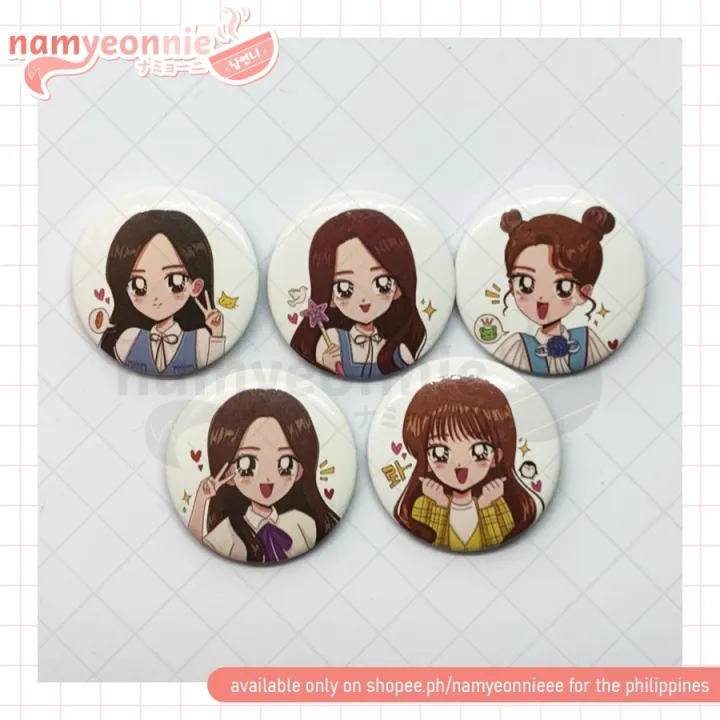 LOONA LOONAverse Concert Button Pins - Hyunjin Haseul Yeojin Choerry ...