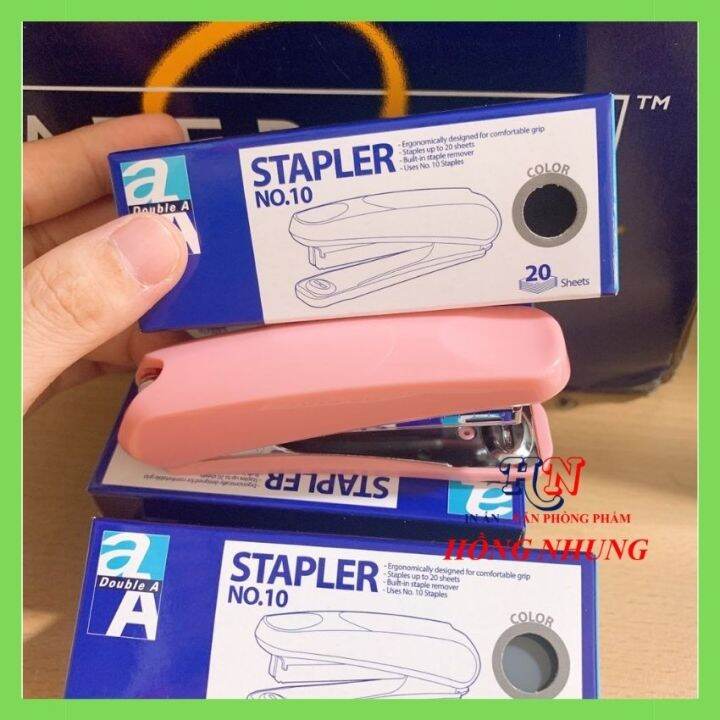 [SALE] Dập Ghim, Bấm Ghim Double A Số 10 + Tặng kèm 1 hộp kim Bấm nhỏ ...