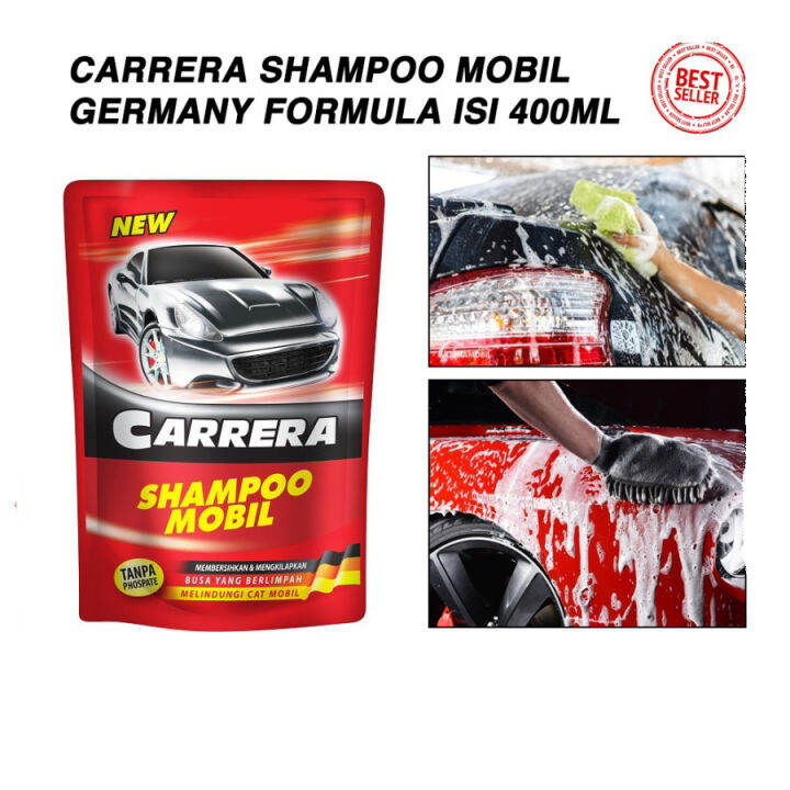 Carrera Shampoo Mobil Wax Germany Formula Shampo Cuci Mobil - 400mL ...