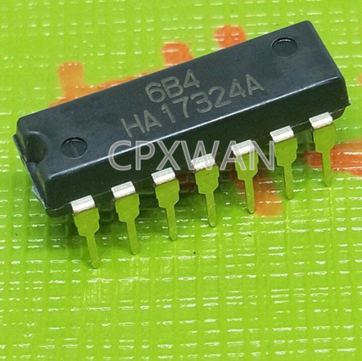 10pcs HA17324A DIP-14 HA17324 DIP14 Quad operational amplifier new ...