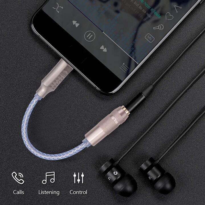 CX31993 USB Type C DAC Headphone Amp Blue with 3.5mm Output SNR128DB ...