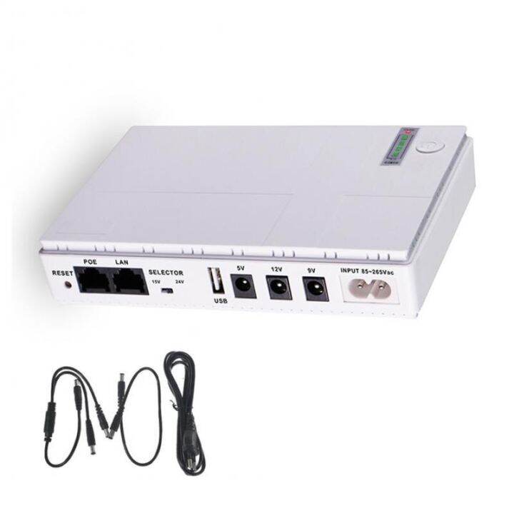 Mini UPS Portable UPS For Router 12/9/5V Uninterruptible Power Supply ...