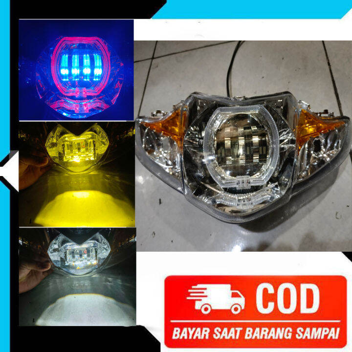 Lampu Depan Biled Daymaker Revo ABS Absolute Paket Lengkap Super Terang ...