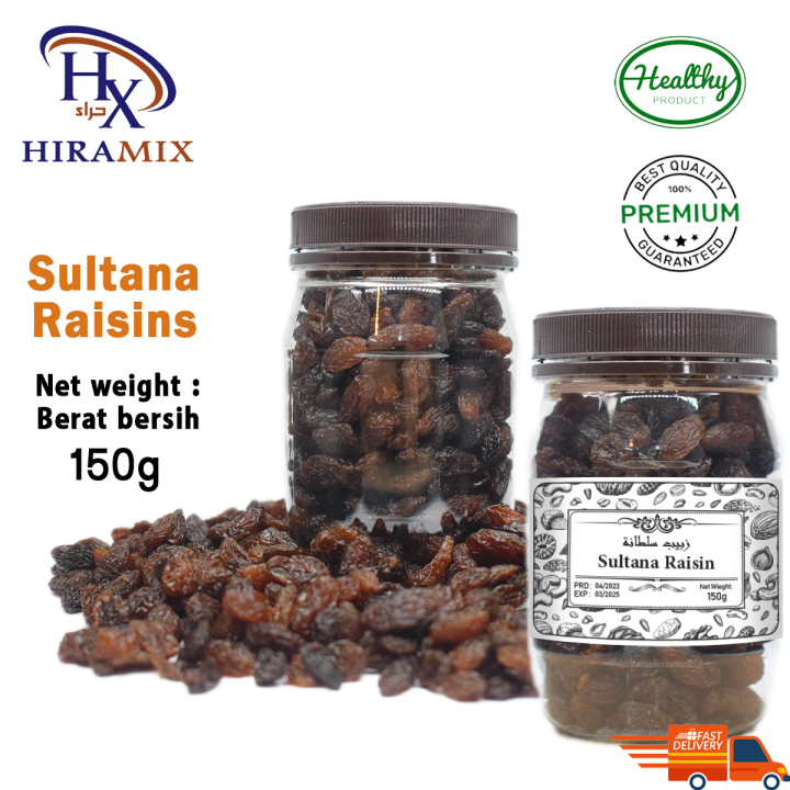 Sultana Fresh Raisins | Kismis Sultana Segar Dried Fuits 150g | Lazada