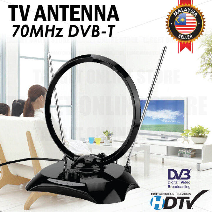 Antenna Receiver Wide Range DVB-T-FD-O Digital TV VHF UHF Aerial Signal ...