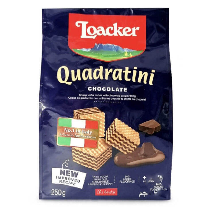 Loacker Quadratini Chocolate 250g | Lazada PH