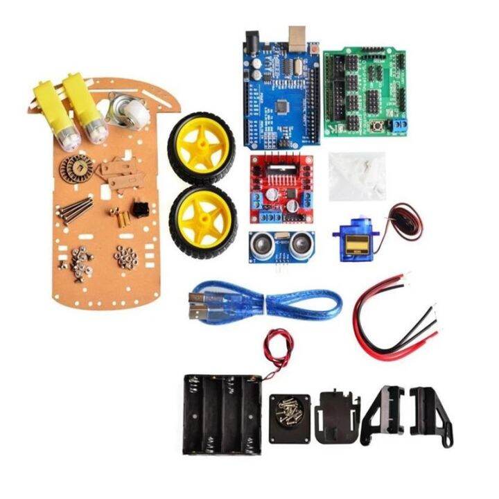 New Avoidance tracking Motor Smart Robot Car Chassis Kit Speed Encoder ...