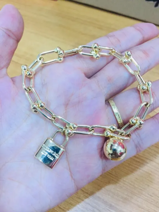 Hardware Design Bracelet 18k Saudi Gold | Lazada PH