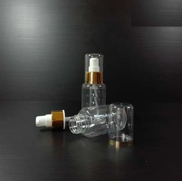BOTOL BENING TUBULAR 70ML TUTUP SILVER GOLD PUMP TREATMENT / BOTOL 70ML ...
