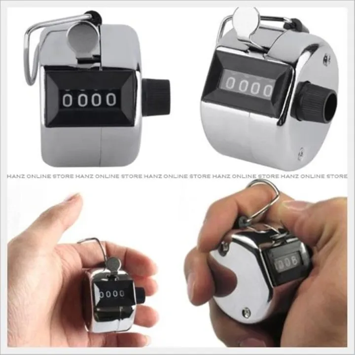 Hand Tally Counter - Alat Hitung Manual Cepat 4 Digit | Lazada Indonesia