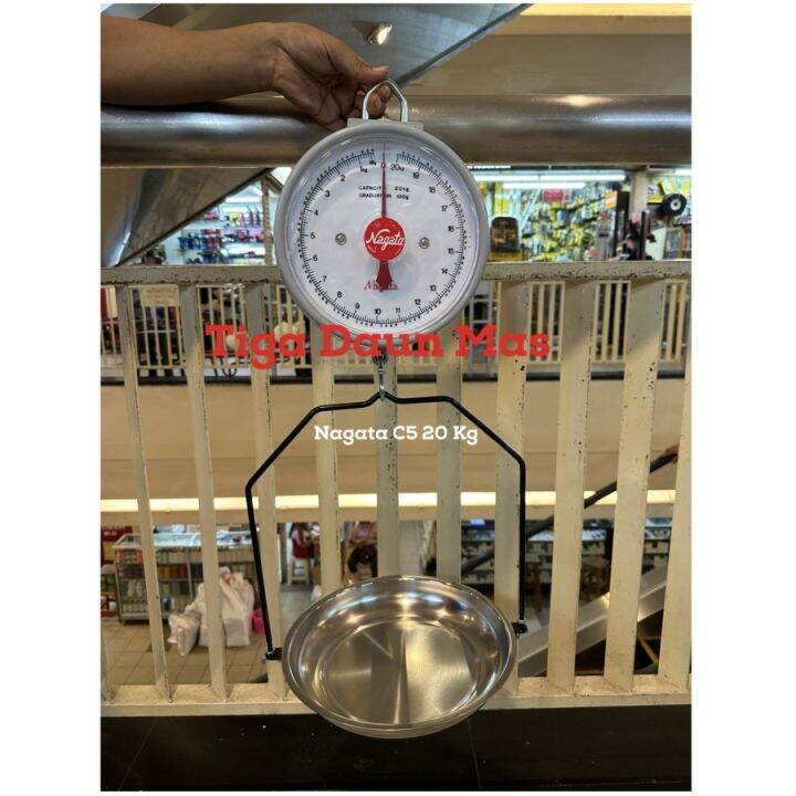 Timbangan Gantung Jarum Nagata C5 20 Kg Timbangan Timbangan Manual ...
