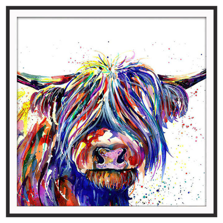 Yak Cross Stitch Kit Funny Creative Yak Embroidery Set Handmade DIY Yak ...