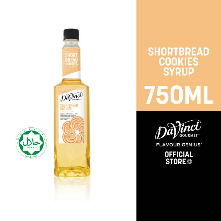 DaVinci Gourmet Shortbread Cookies Syrup 750ml | Lazada