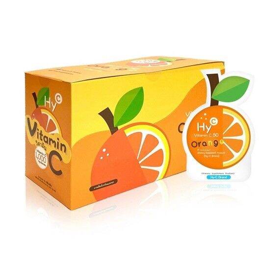(วันหมดอายุ 21/12/24 ) [รสส้ม] Hy-C Vitamin C 50 Orange เม็ดอมรสผลไม้ ...