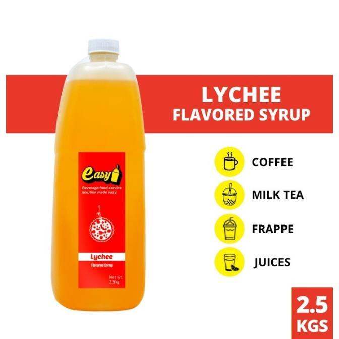 EASY BRAND Lychee Syrup 2.5KG | Lazada PH