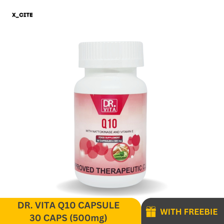 ORIGINAL Dr Vita Q10 With Nattokinase 30 capsule authentic original dr vita q10 good for the ...