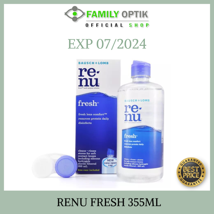 Renu Fresh 355ml Multi Purpose Solution Air Softlens | Lazada Indonesia