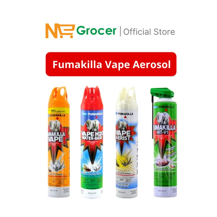Fumakilla Cockroach Killer HIT-V1 / H20 Water Based Aerosol / Vape ...