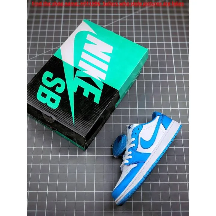 (HY)(HFF1996) Nike SB x Jordan 1 Low North Carolina Blue Basketball ...