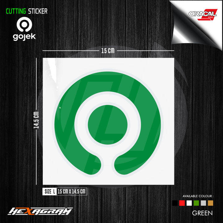 Cutting Sticker Logo Gojek | Stiker Cutting Logo Gojek | Lazada Indonesia