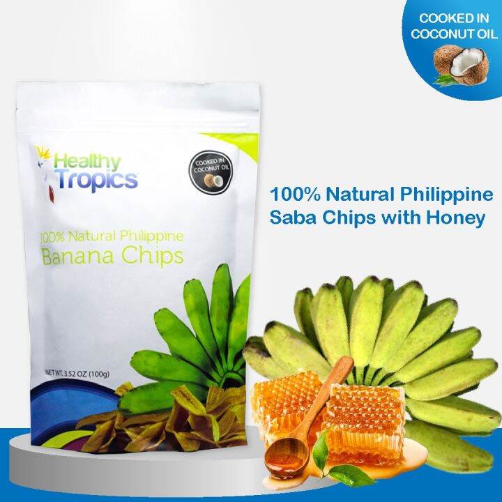 Healthy Tropics Banana Chips with Honey | Lazada PH