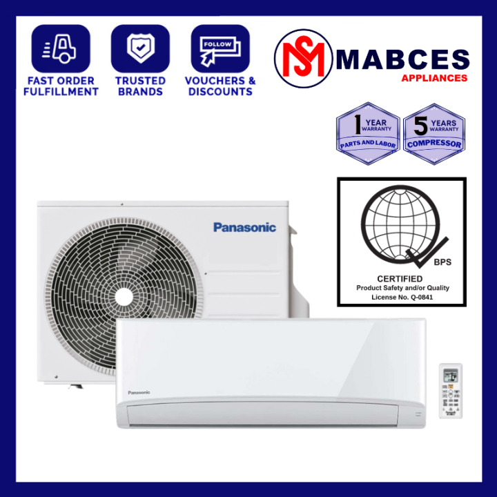 Panasonic 1HP Standard Non-Inverter Split Type Aircon CS/CU-PN9XKQ ...