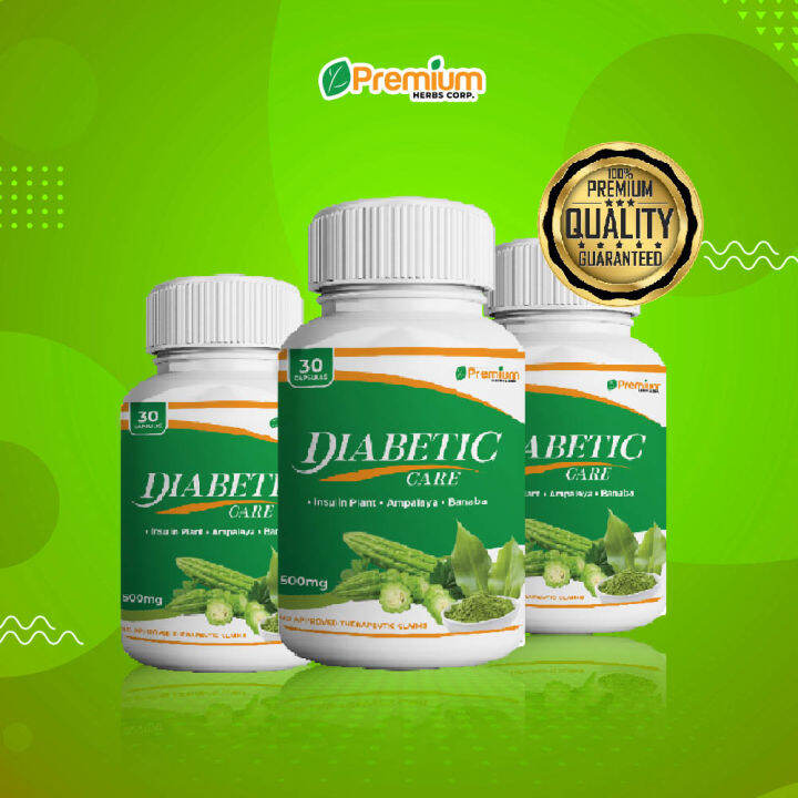 PHC07 - B Diabetic Care Supplement 30 Capsules 50mg w/ Insulin Plant ...