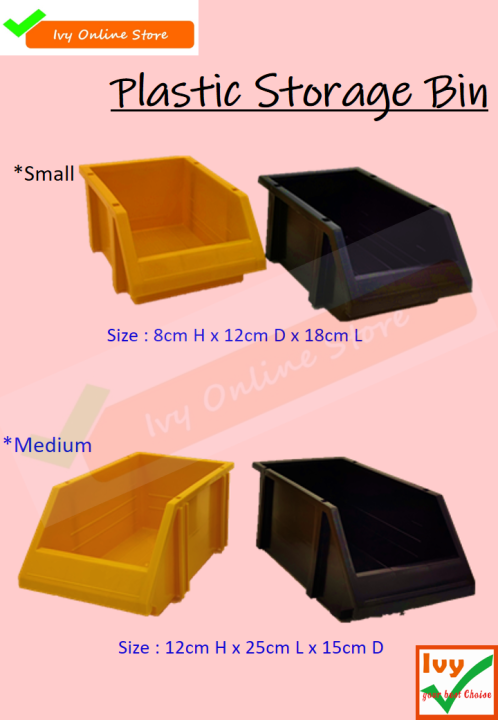 Hardware Spare Parts Storage Box Stackable Part Bin Industrial | Lazada