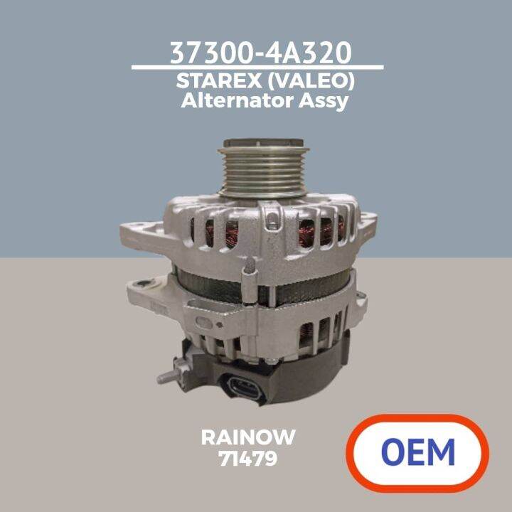 373004A320 Alternator Assy for HYUNDAI Starex (VALEO) [OEM] Part ...