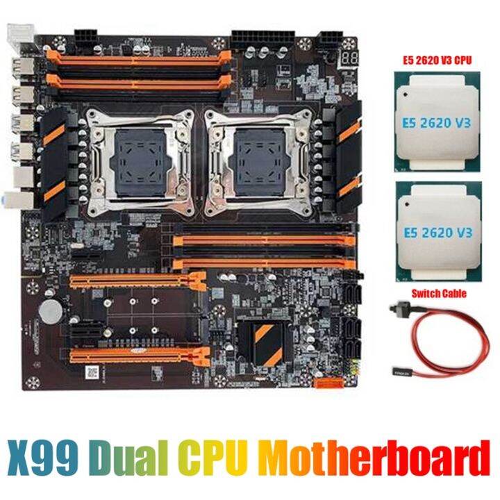 X99 Dual CPU Motherboard LGA2011 Support DDR4 ECC Memory Motherboard ...