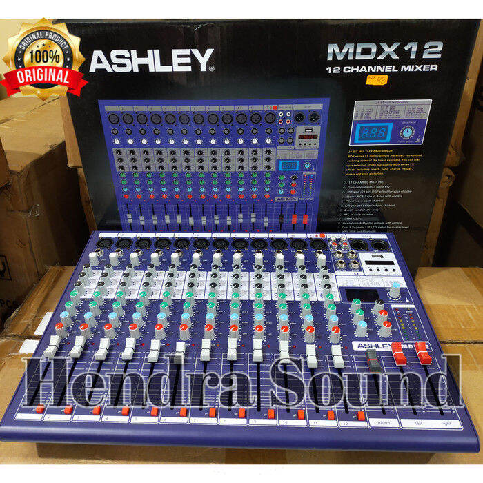 Mixer ASHLEY MDX 12 / MDX12 / MDX-12 (ORIGINAL) | Lazada Indonesia