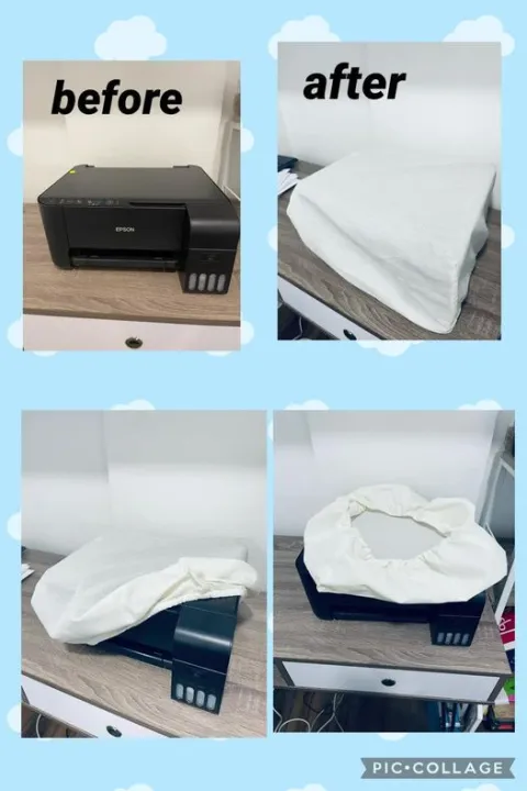 BABYSM Shop Minimalist Printer Dust Cover (Katcha Cloth) | Lazada PH