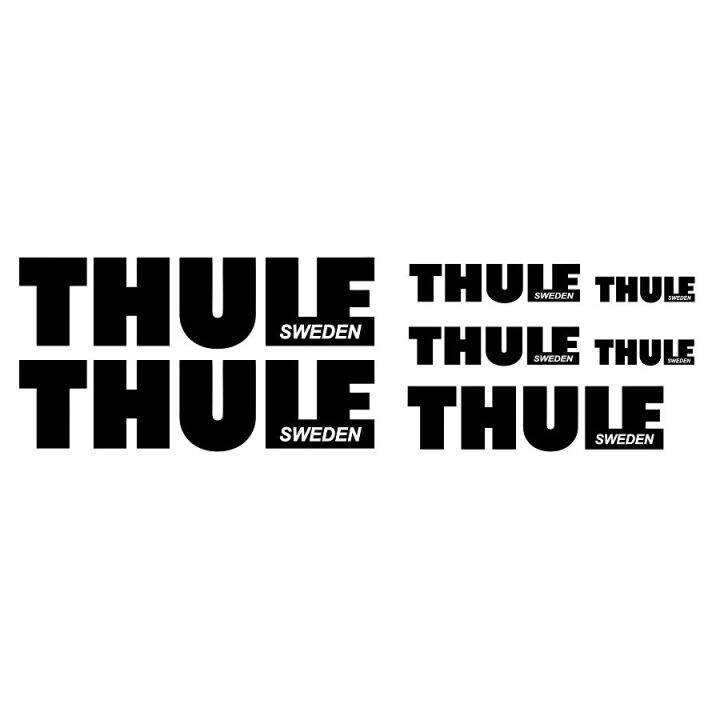 sticker stiker thule sweden 1 set 4pcs | Lazada Indonesia