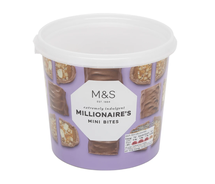 Marks & Spencer M&S Mini Bites Millionaire (Mark and Spencer) | Lazada