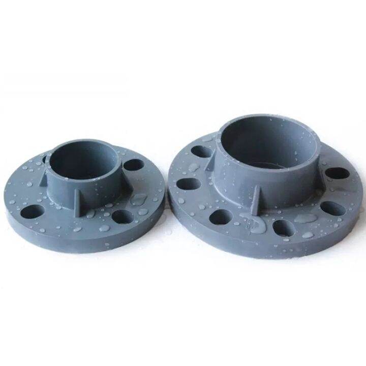 1pcs Grey I.D 20-63mm PVC Flange Socket Fittings Joint Flange Piece ...
