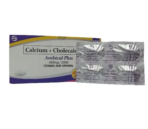 Ambical Plus Vitamin D Calcium Cholecalciferol Bone Health Osteoporosis ...