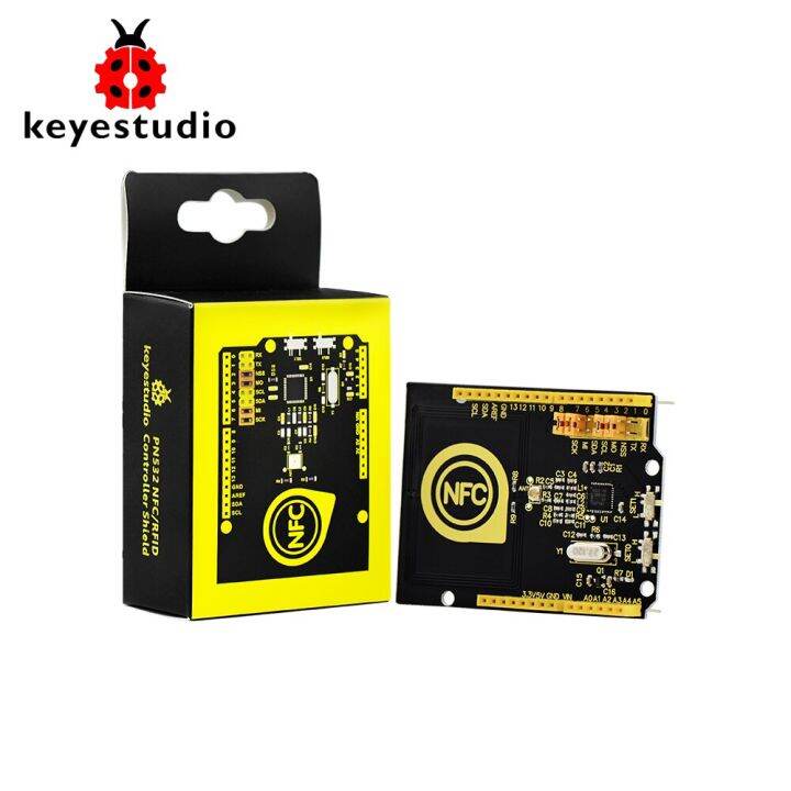 Keyestudio ตัวควบคุม NFC/RFID PN532บอร์ดเสริมสำหรับ Arduino R3อูโน ...