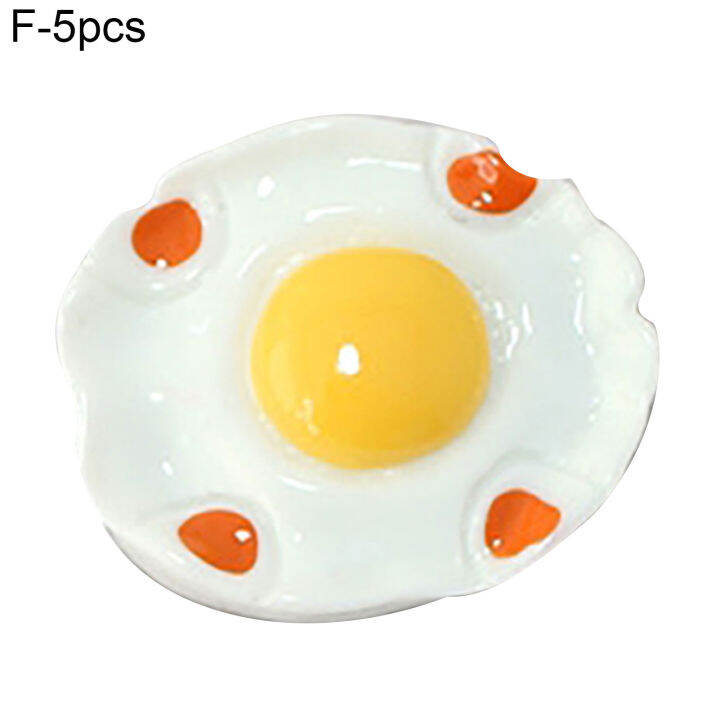 Microgood 5ชิ้น E Mbellishments สีสดใสรายละเอียดที่เล็กที่สุดเรซิ่นผลไม้ขนาดเล็กของเล่นสำหรับ ...