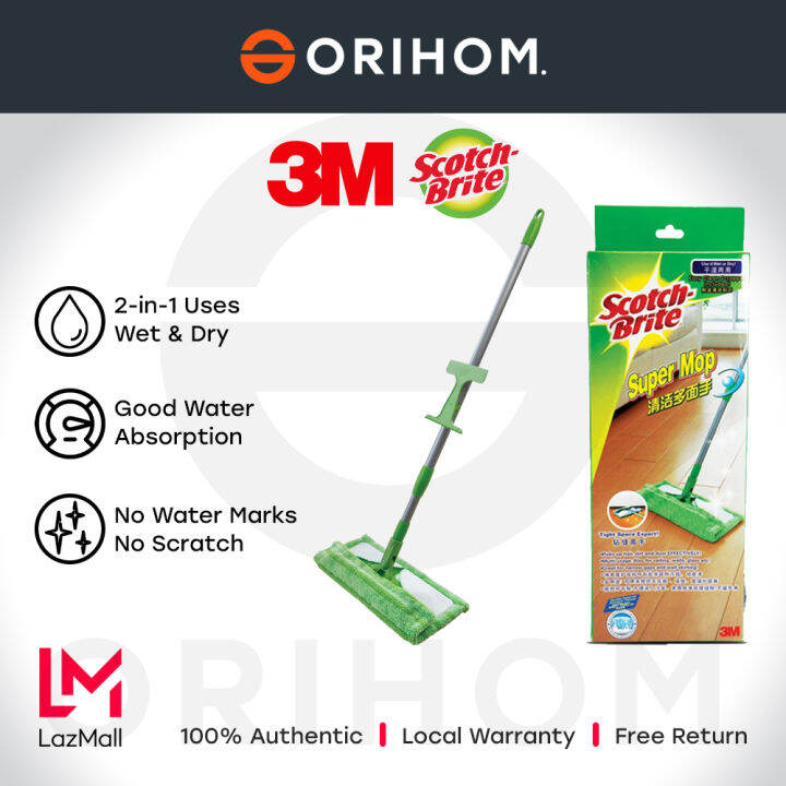 3M SCOTCH-BRITE Super Mop Lantai Serbaguna | Floor Mop Dry and Wet ...