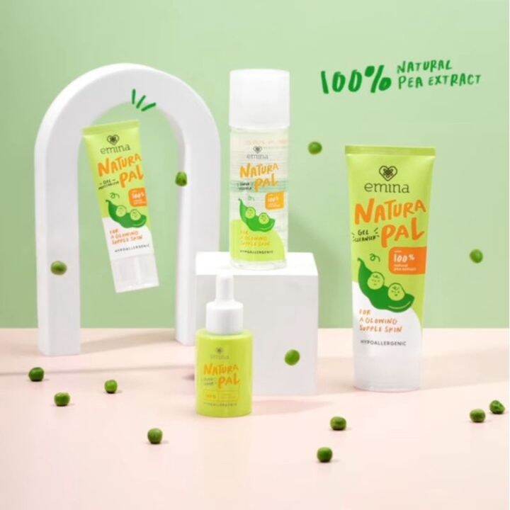 EMINA NATURA PAL SERIES - FOR A GLOWING SUPPLE SKIN | Lazada Indonesia